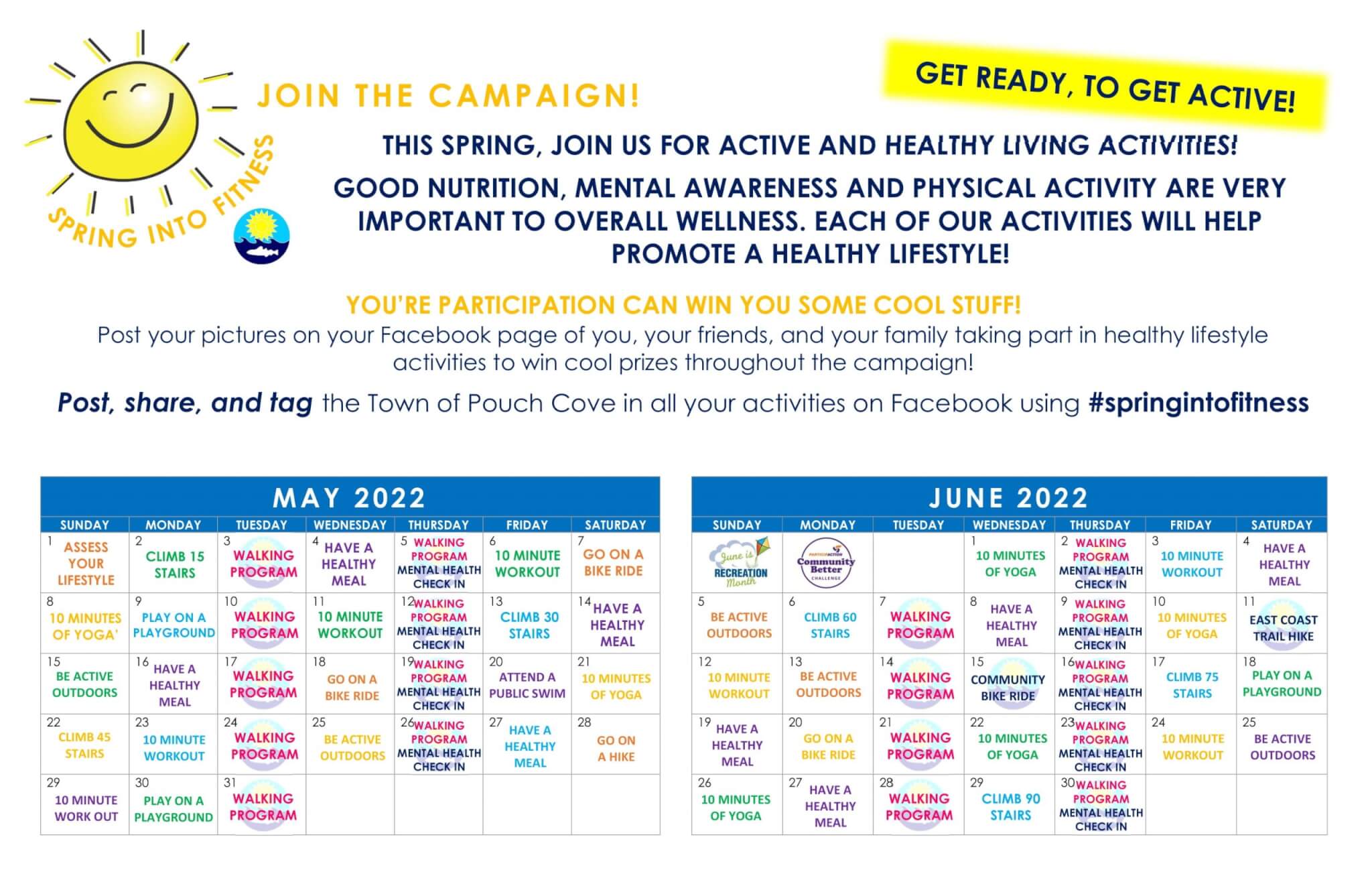 Spring Into Fitness Campaign! | Pouch Cove