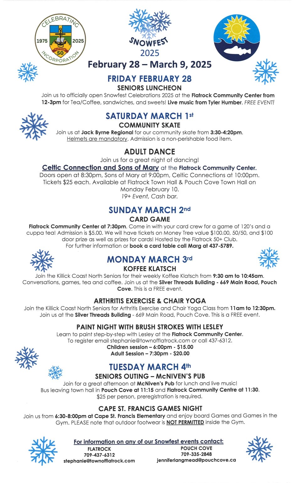 SNOWFEST 2025 | Pouch Cove
